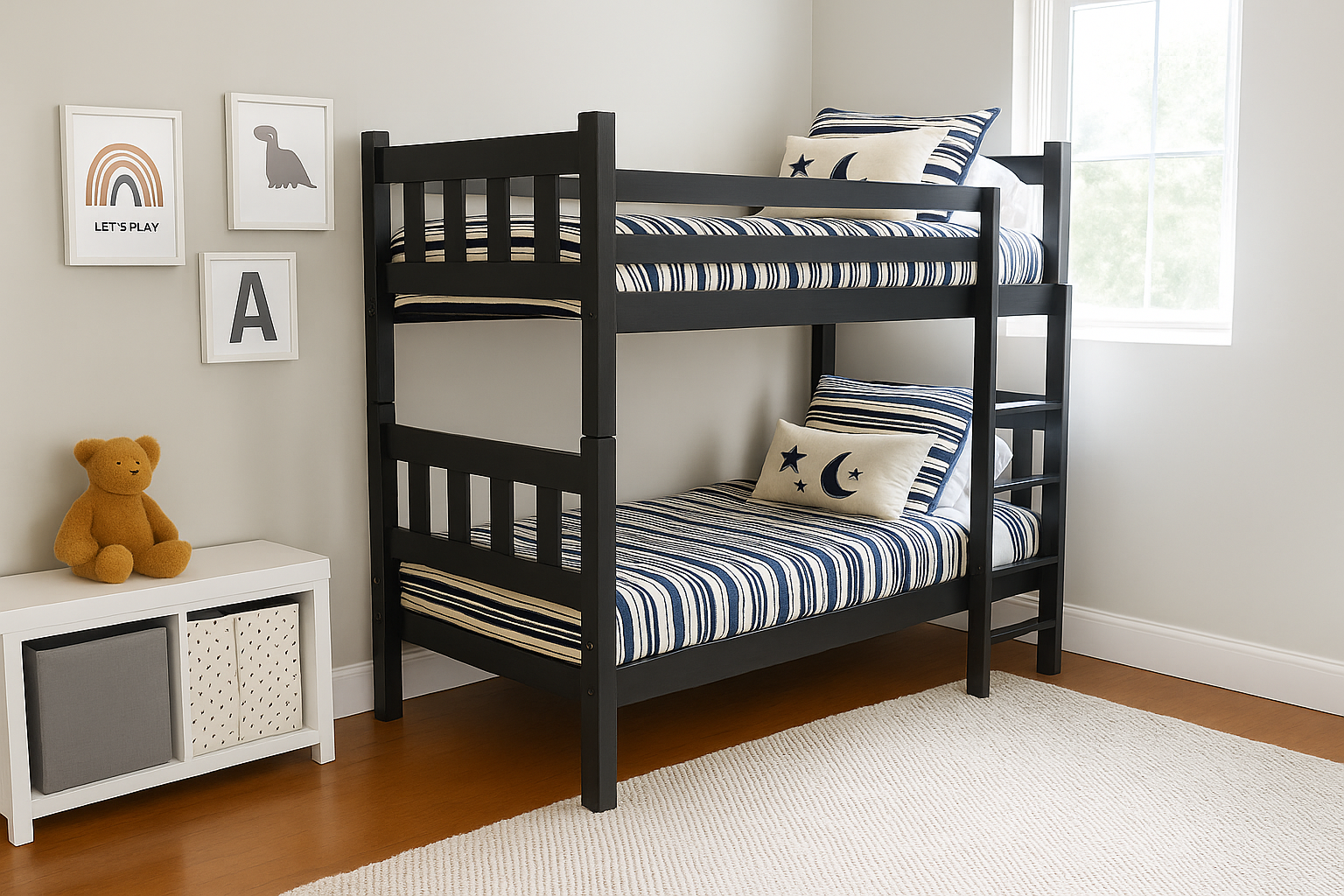 Solid Wood Double Bunk Bed | Kuilsriver | Budget Furn