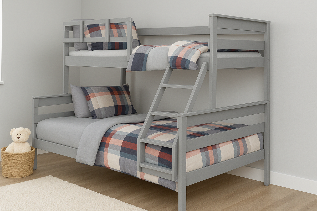 Tri Bunk - Double Bottom Bed