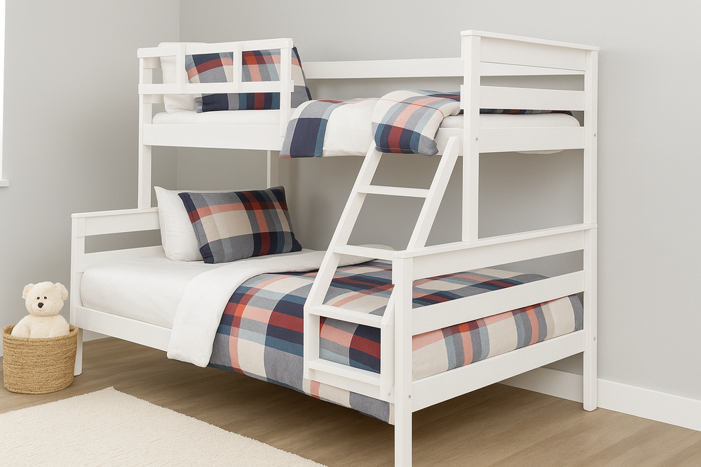 Tri Bunk - Double Bottom Bed
